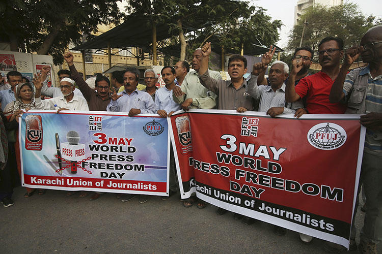 With elections looming in Pakistan, two journalists attacked ...