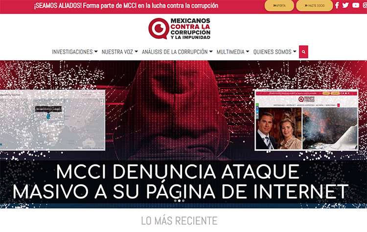 Mexican anti-corruption news website MCCI hit with cyberattack ...