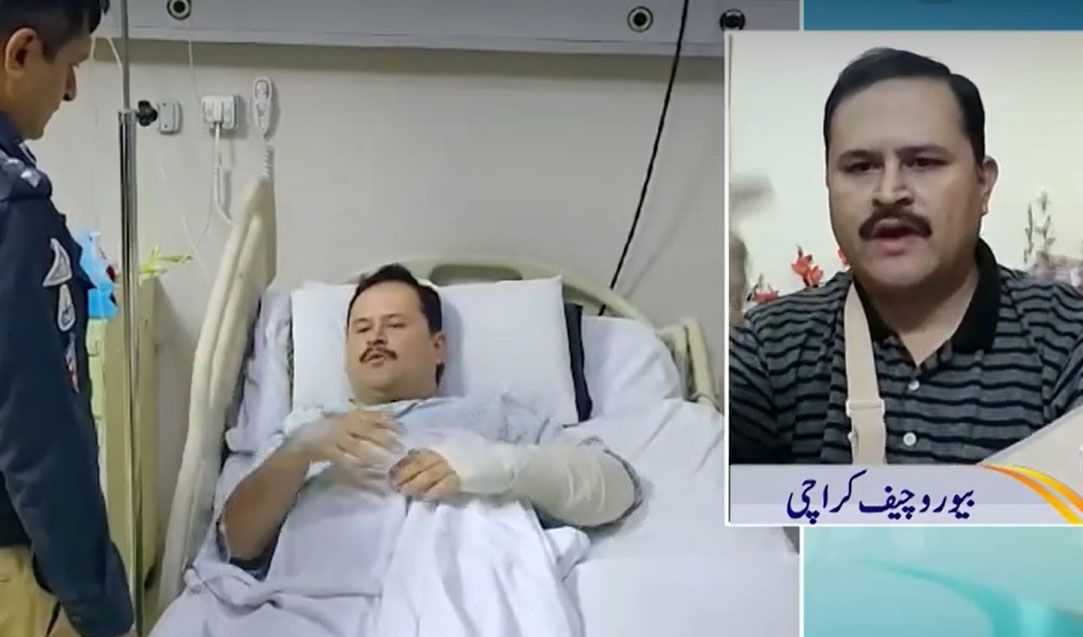 Pakistani TV journalist Shoaib Burni injured in gun attack in Karachi ...
