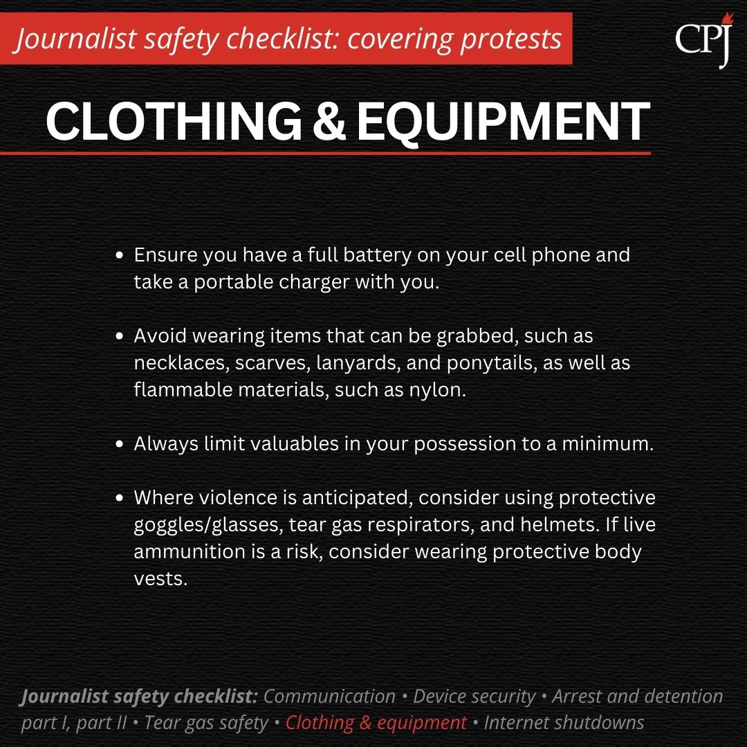Safety resources for covering protests in Senegal - Committee to ...