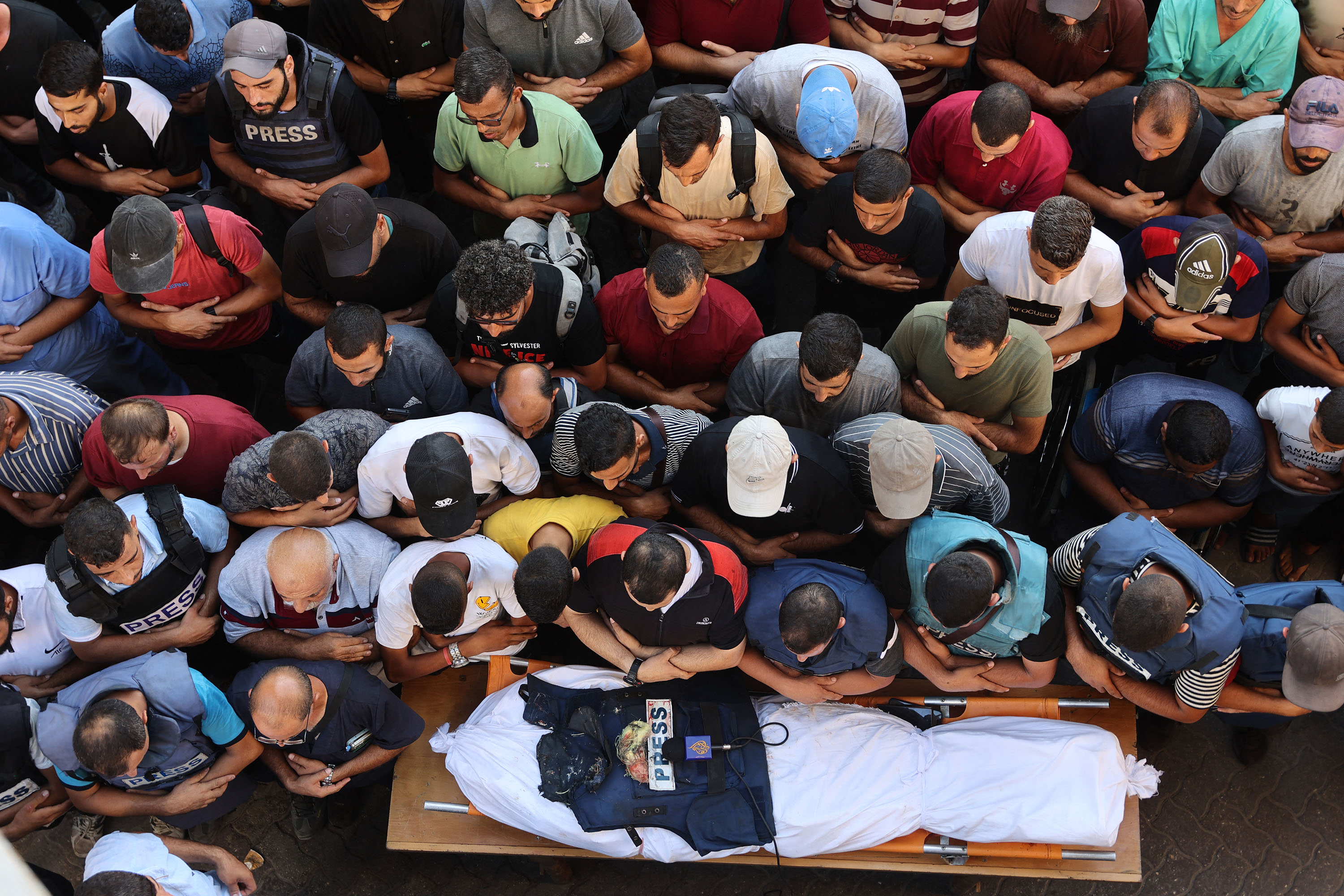 Photos: Israel-Gaza war takes unprecedented toll on journalists ...